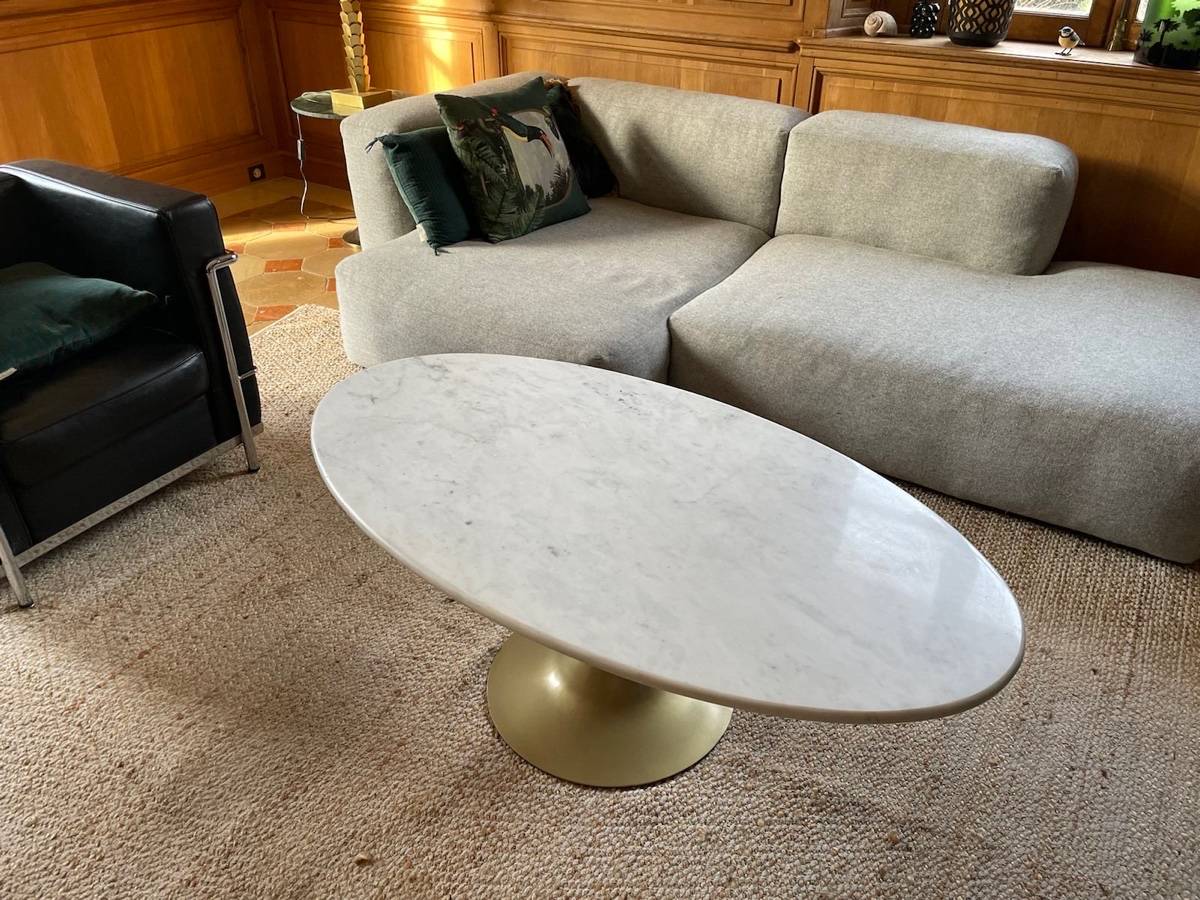 À vendre table basse marbre - Maison du Monde sur Gens de Confiance