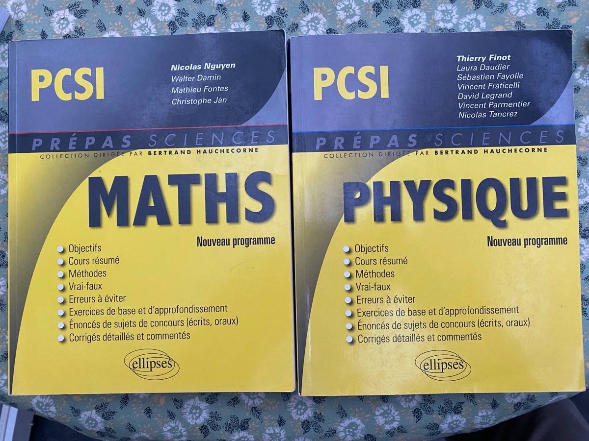 Vends annales PSCI 1ère année maths et physique on Gens de Confiance