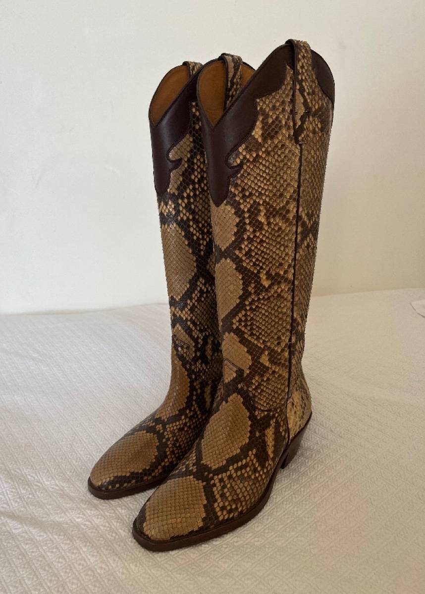 Vends bottes Ralph Lauren en python jamais portées - Pointure 41 sur ...