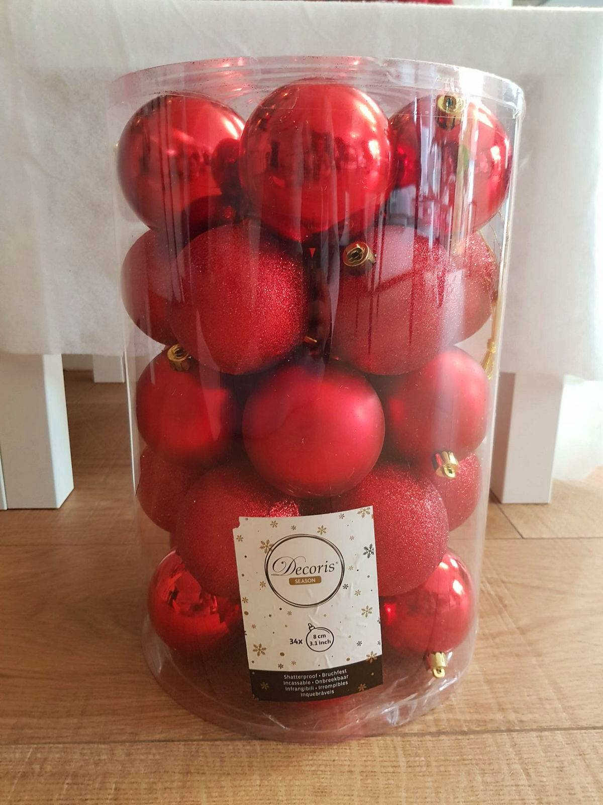 Vends boules rouge décoration Noël sur Gens de Confiance