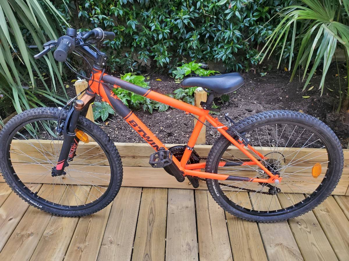 Vends VTT enfants Rockrider St500 24 pouces 9-12 ans orange sur Gens de ...