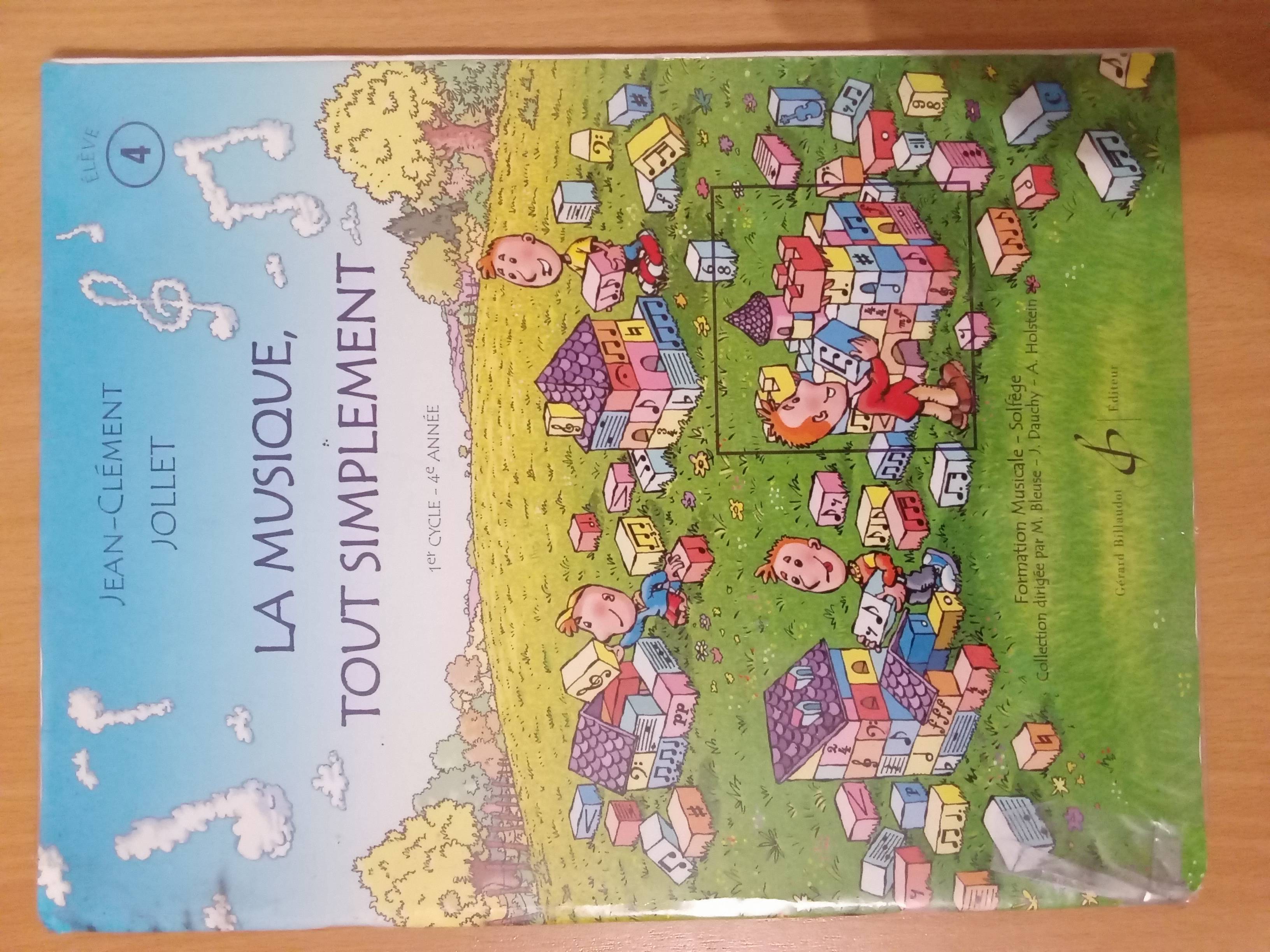 Vends partition la musique tout simplement- 1er cycle - 4e année par ...