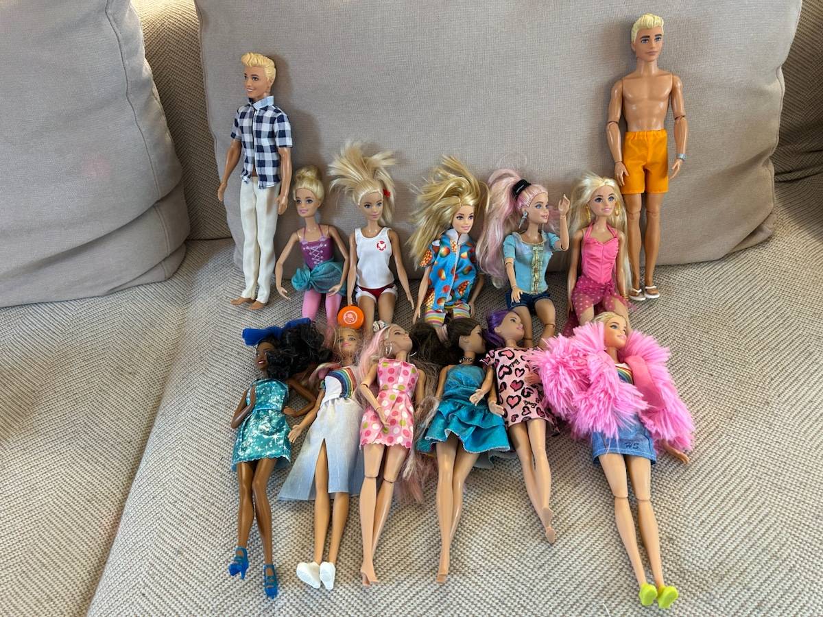 Vends 11 poupées Barbie et 2 Ken sur Gens de Confiance