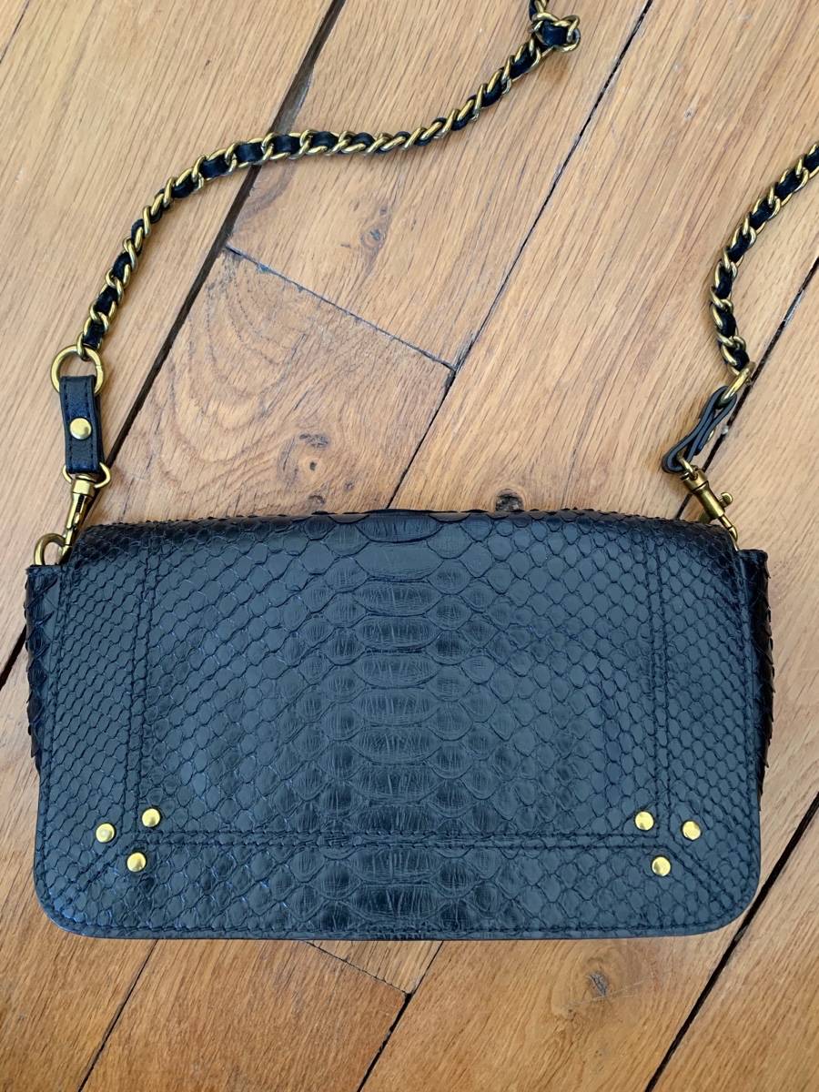 Vends sac Bob en python noir Jérôme Dreyfuss on Gens de Confiance