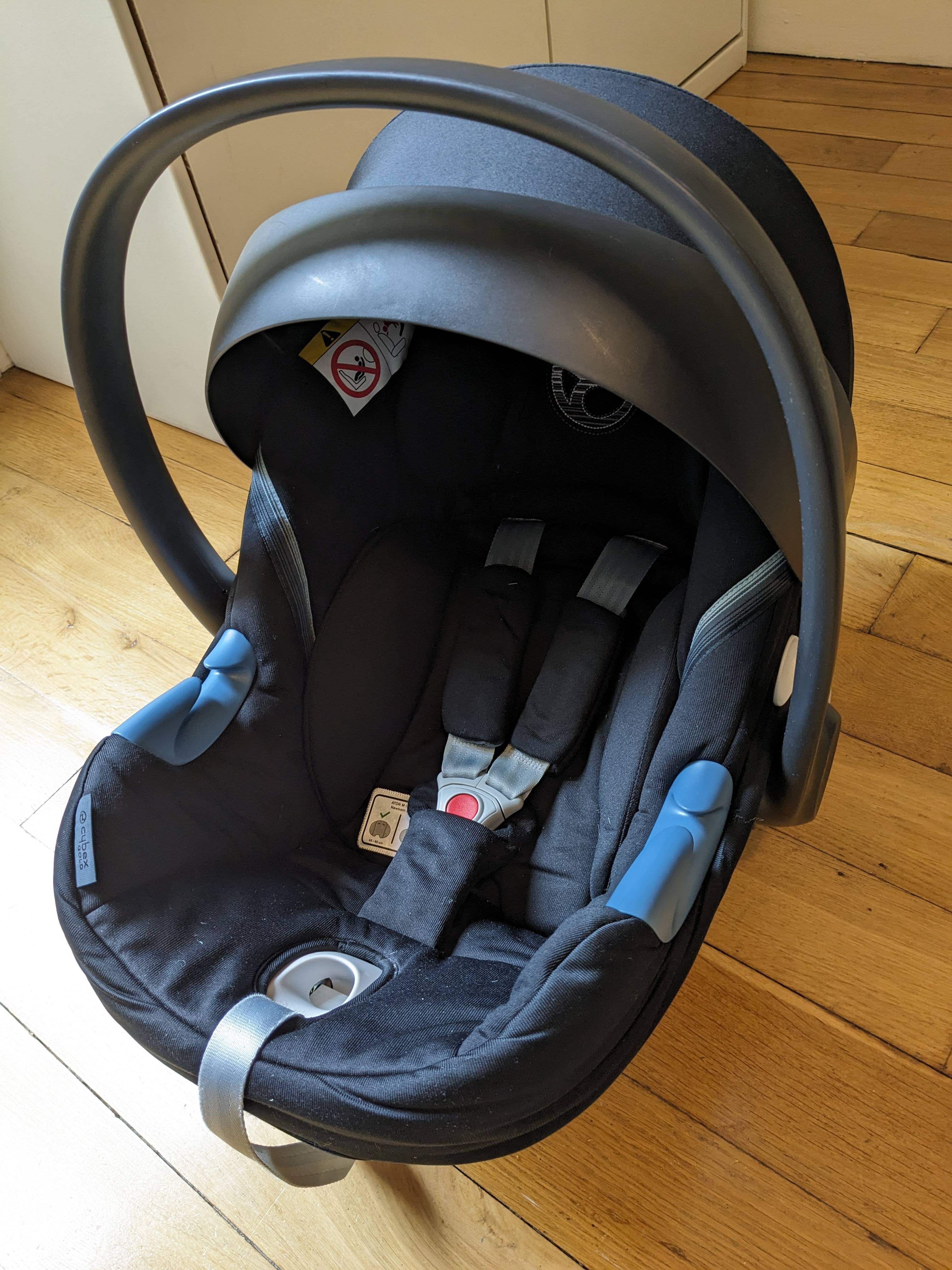 Vends siège auto coque/cosy - Cybex Aton M - comme neuf on Gens de ...