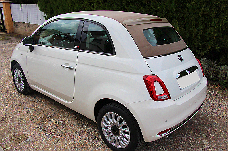 Fiat 500 Cabrio Beige