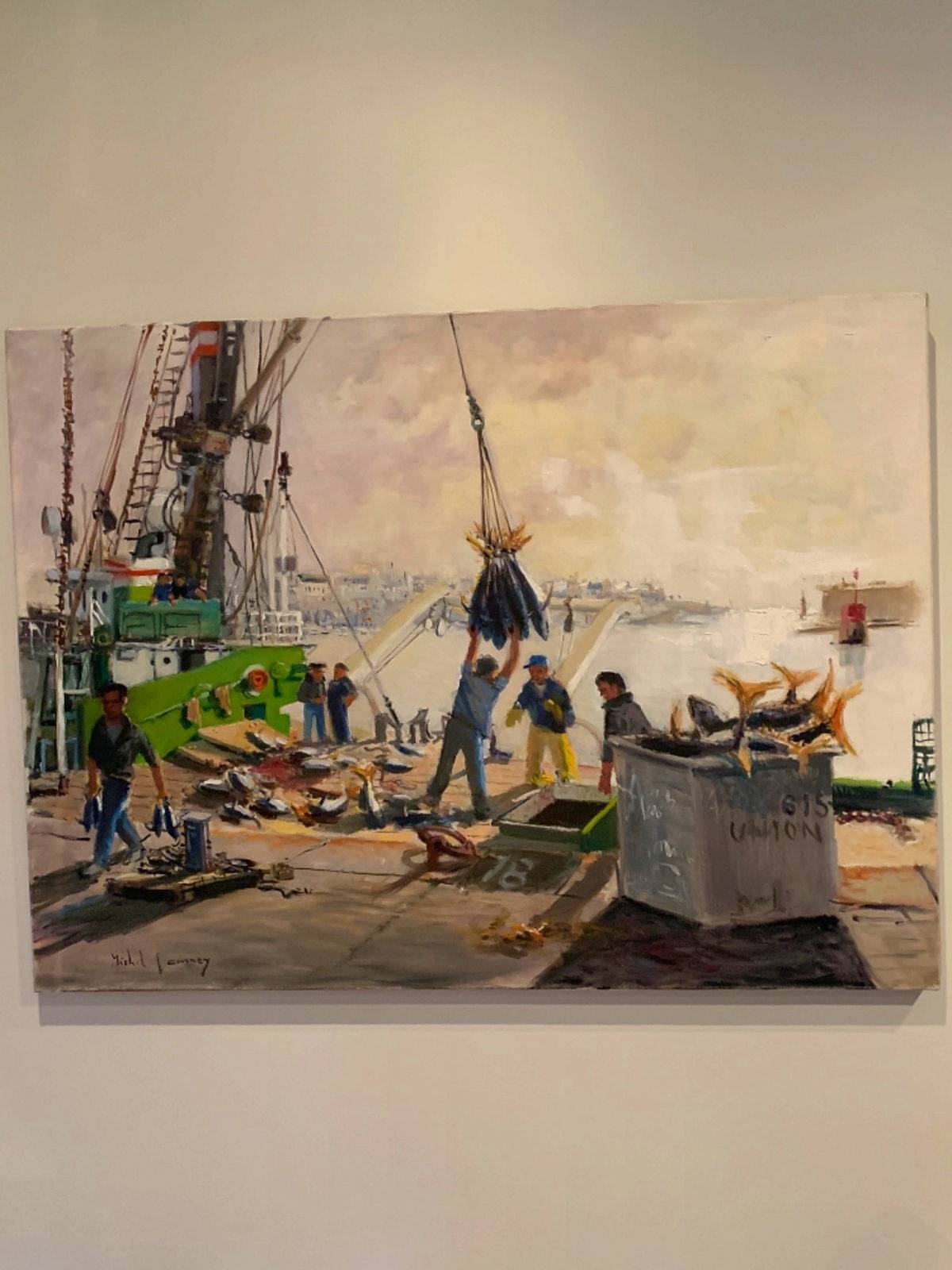 Vends tableau Michel Gournay sur Gens de Confiance